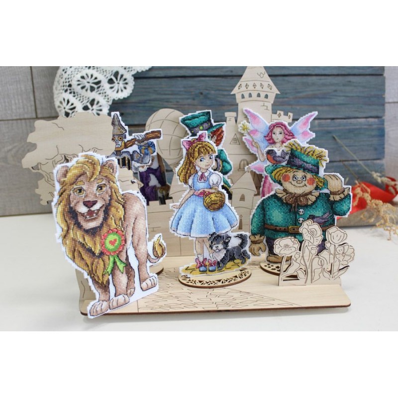 The cowardly lion (the wizard of Oz) - Cross-stitch kit